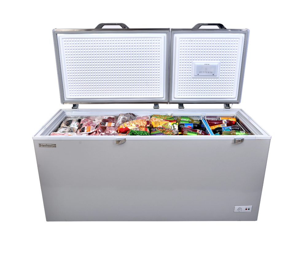 Buy Scanfrost SFL600INV 600Liters Inverter Double Door Chest Freezer ...