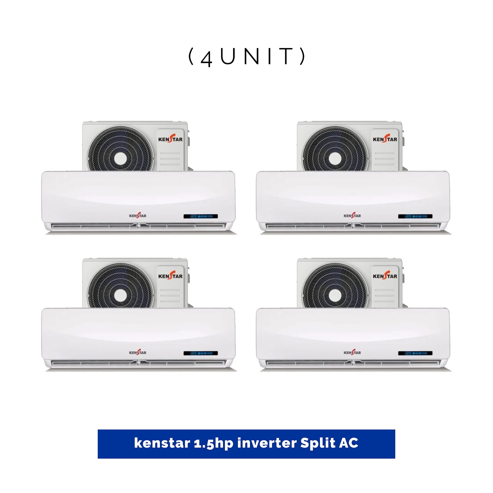 COMBO DEAL!! ( 4 UNIT) Kenstar 1.5HP Inverter Split AC KS-12TNV Save ₦ ...
