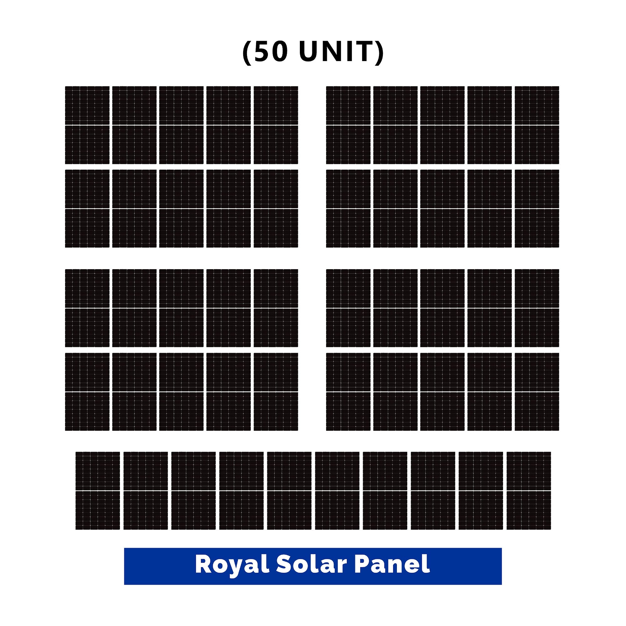 50 UNIT COMBO ROYAL HALF CELL MONO 550W SOLAR PANEL with S at Alabamart