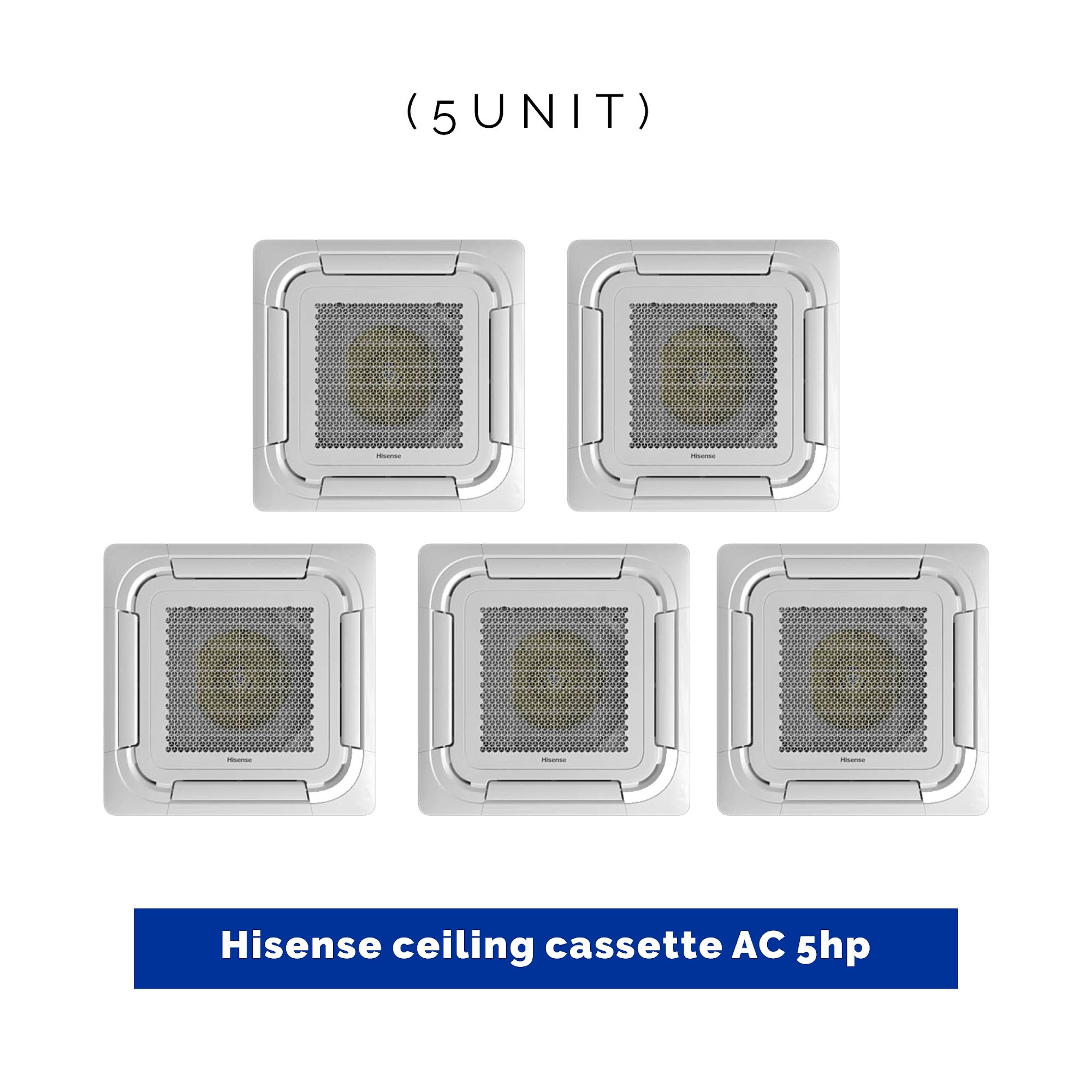 COMBO DEAL!!! (5 UNIT ) Hisense 2 HP Ceiling cassette Air-conditioner ...