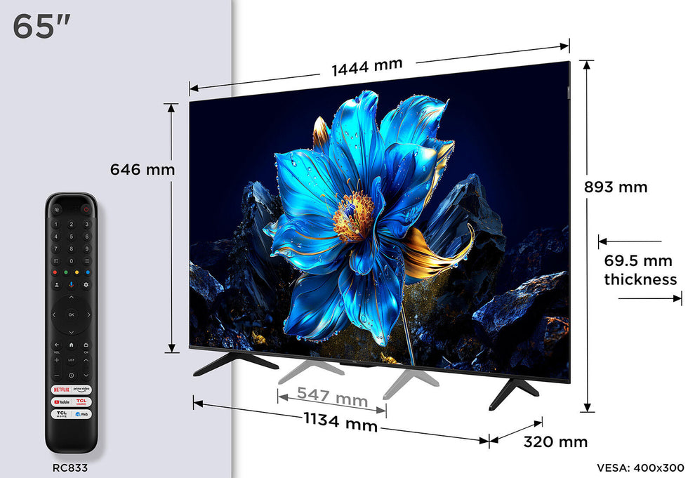 TCL 65 INCHES QLED TV 65T6D online at Alabamart